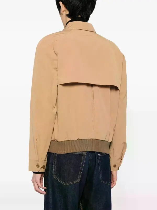 Maison Kitsuné Bold Fox Head-appliqué Gabardine Jacket