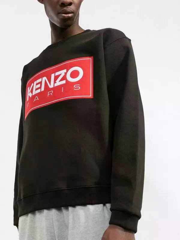 Kenzo Logo-patch Crew-neck Sweatshirt