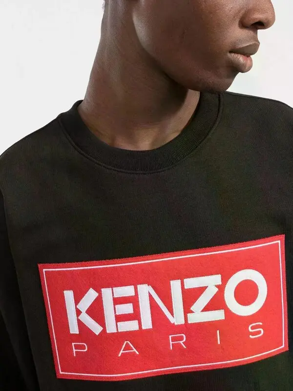 Kenzo Logo-patch Crew-neck Sweatshirt