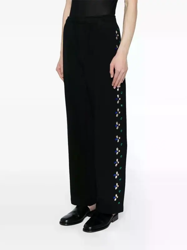 BODE Concord Beaded Cotton Trousers