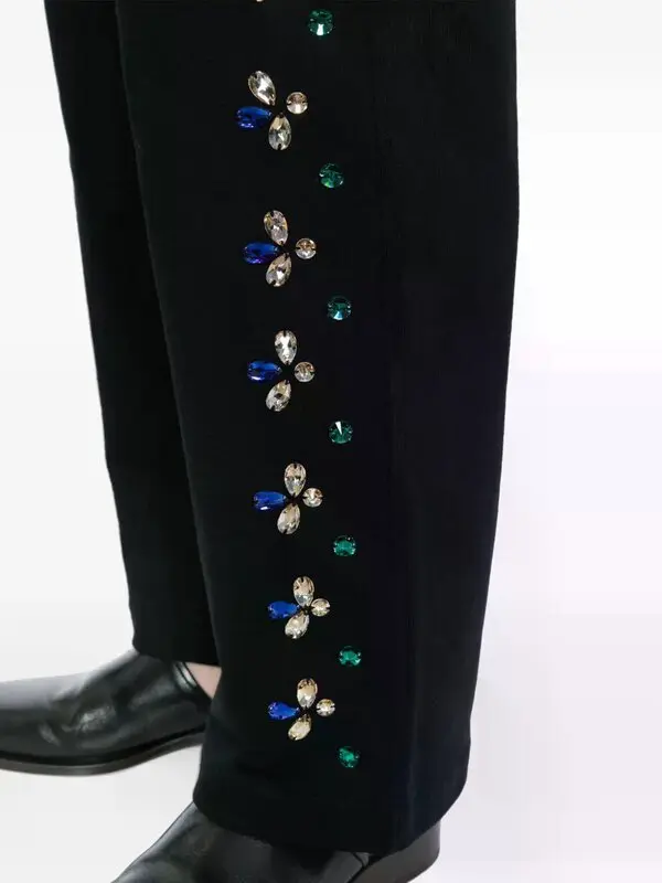 BODE Concord Beaded Cotton Trousers
