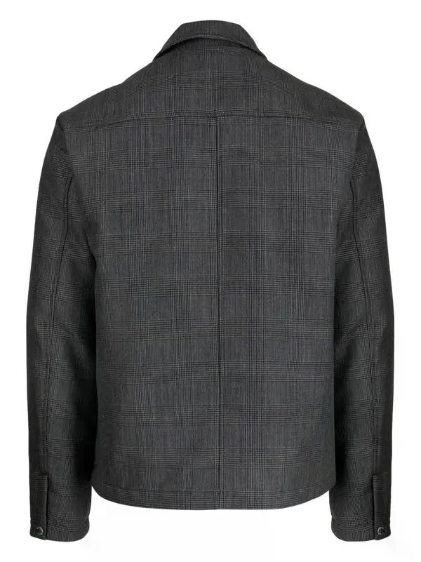 Dunhill Plaid-check Pattern Shirt Jacket