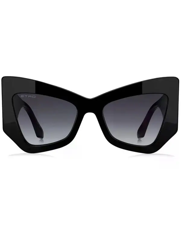 Etro Logo-plaque Sunglasses - Black