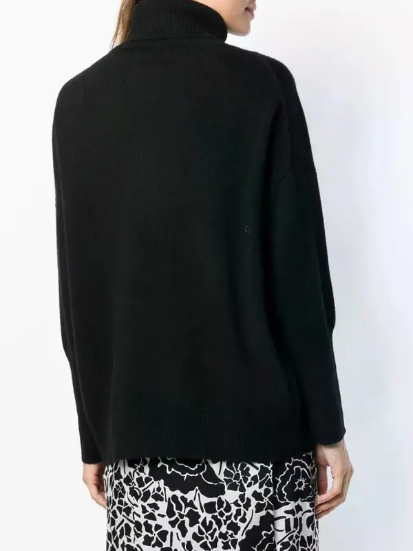 Chinti & Parker Relaxed Cashmere Polo - Black