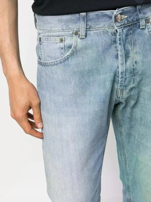 DONDUP Faded Effect Tapered Jeans