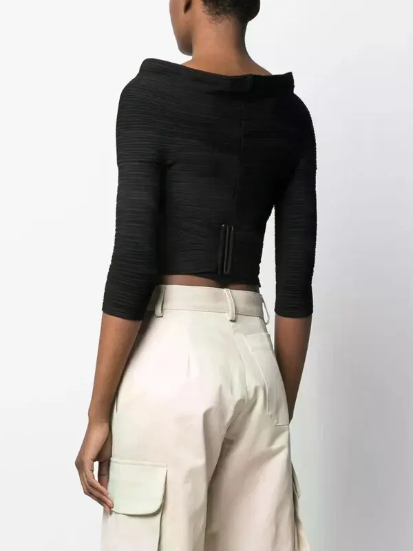 Philosophy Di Lorenzo Serafini Knitted Cropped Top