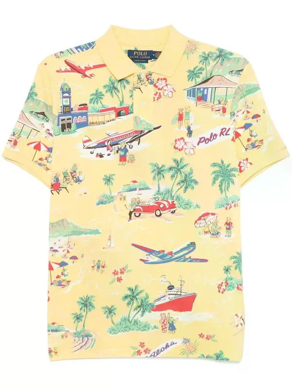 Polo Ralph Lauren Illustration-print Polo Shirt