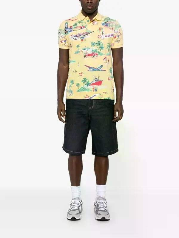 Polo Ralph Lauren Illustration-print Polo Shirt