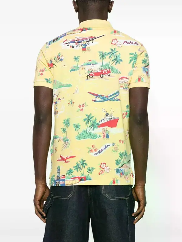 Polo Ralph Lauren Illustration-print Polo Shirt