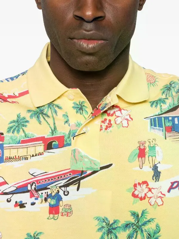 Polo Ralph Lauren Illustration-print Polo Shirt