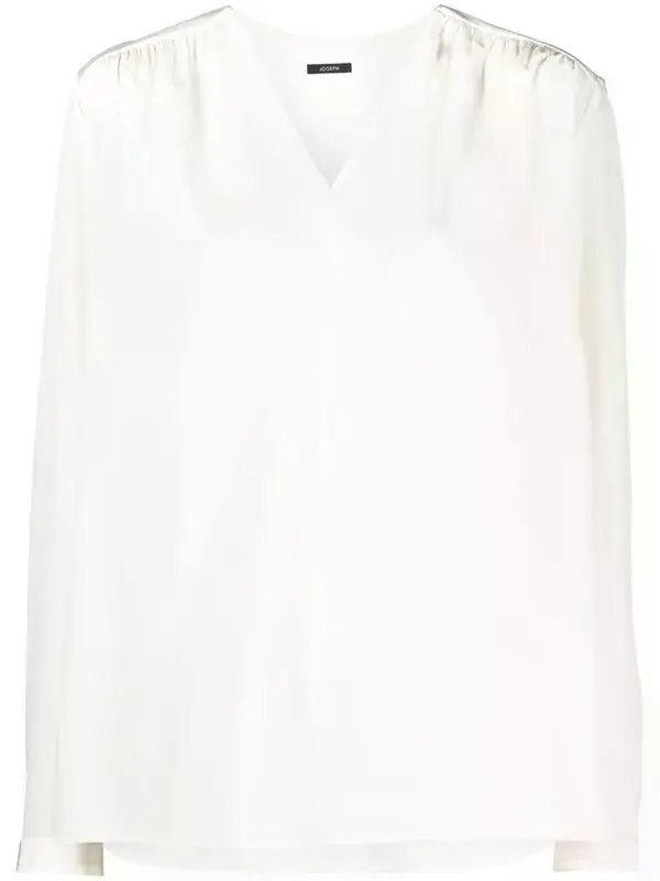 JOSEPH V-neck Silk Blouse