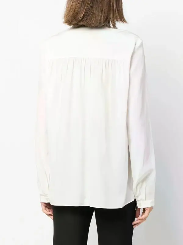 JOSEPH V-neck Silk Blouse