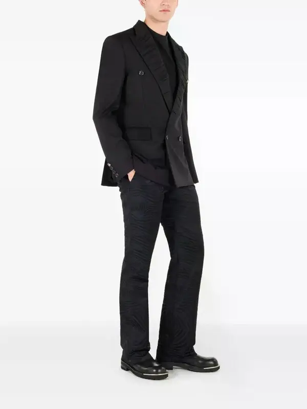 Roberto Cavalli Pleat-detail Blazer