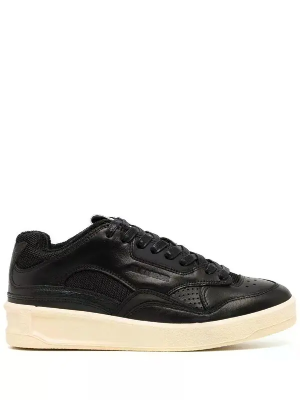 JIL SANDER Basket Low-top Sneakers - Black