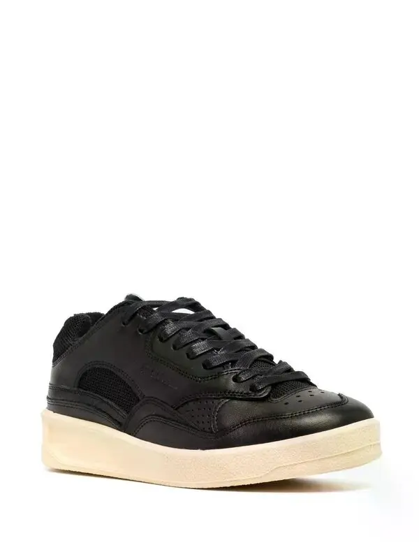 JIL SANDER Basket Low-top Sneakers - Black