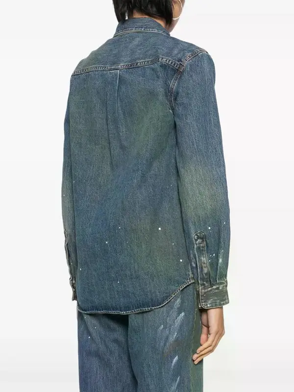Helmut Lang Painted Denim Shirt