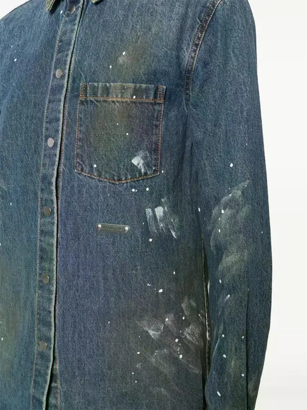 Helmut Lang Painted Denim Shirt