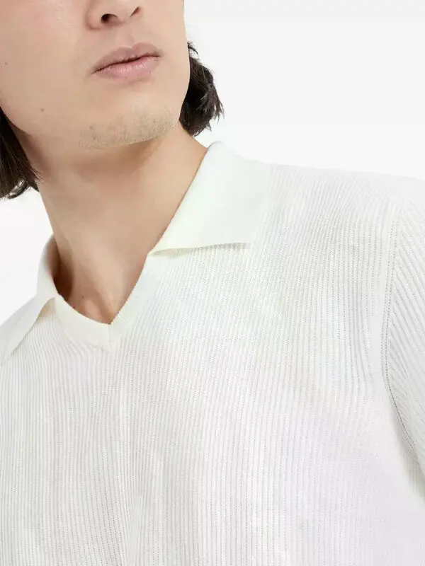Brunello Cucinelli Rib-knit Cotton T-shirt