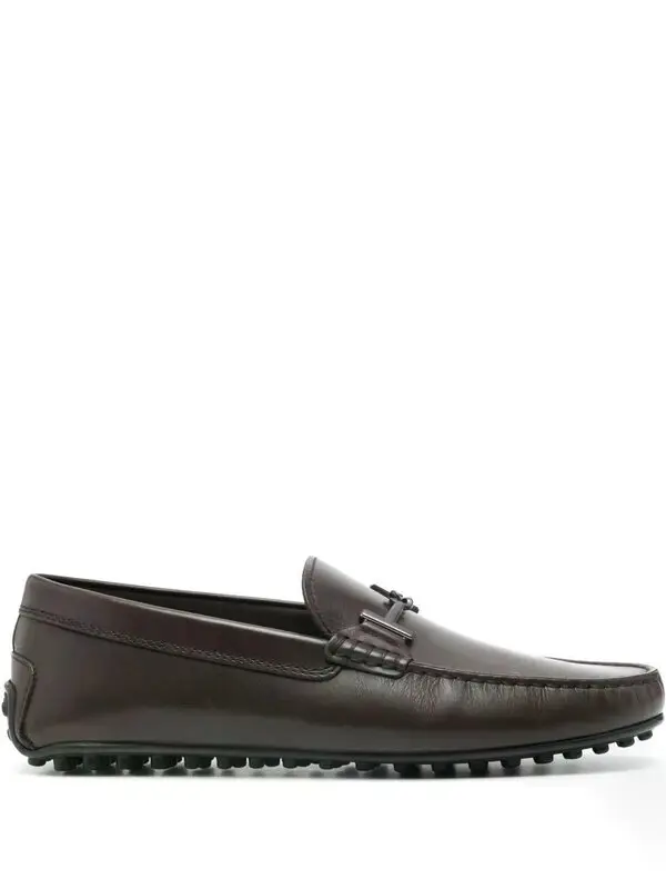 TOD'S T Ring City Gommino Loafers