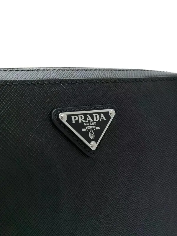 Prada Triangle-logo Clutch Bag