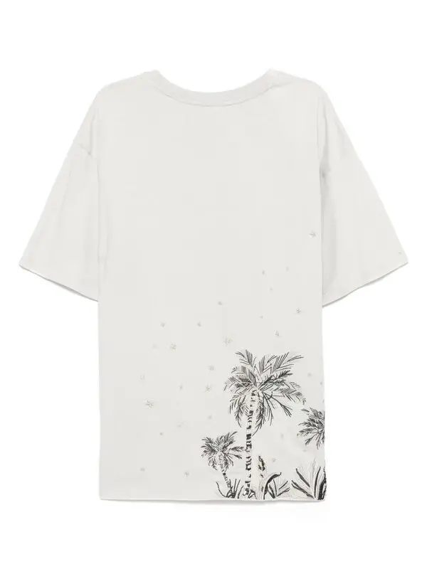 FIVE CM Logo-embroidered T-shirt