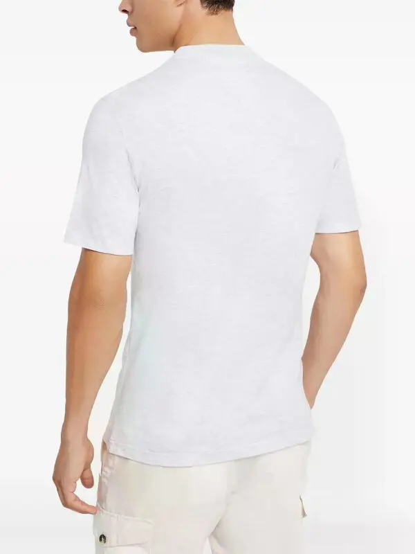 Brunello Cucinelli Mélange-effect Cotton-blend T-shirt