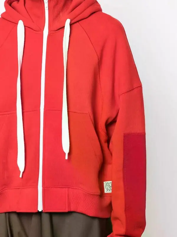 Goen.j High-neck Drawstring Hoodie