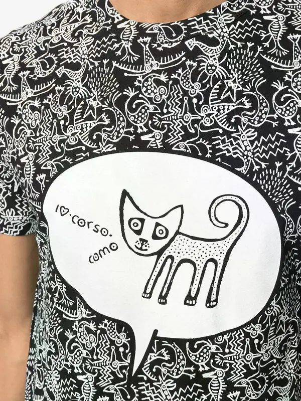 10 CORSO COMO Graphic Print Short-sleeved T-shirt