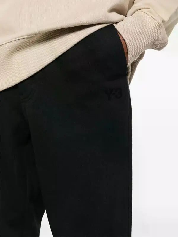 Y3 Logo-printed Jersey Trousers