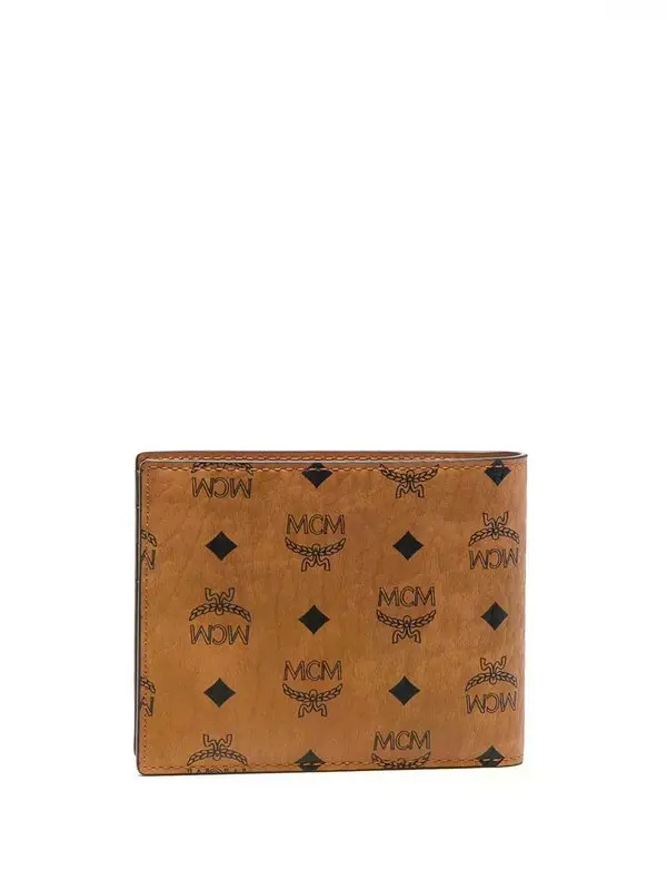 Mcm Logo Bi-fold Wallet