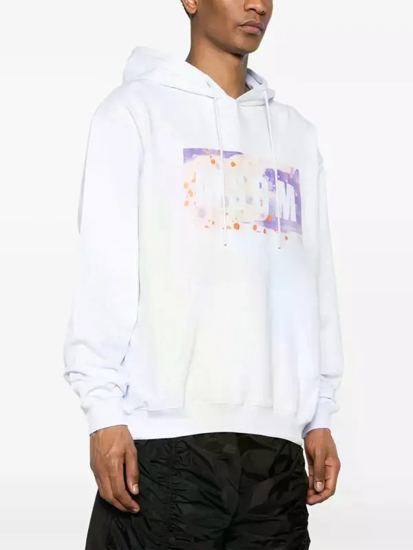 MSGM Graphic-print Cotton Sweatshirt