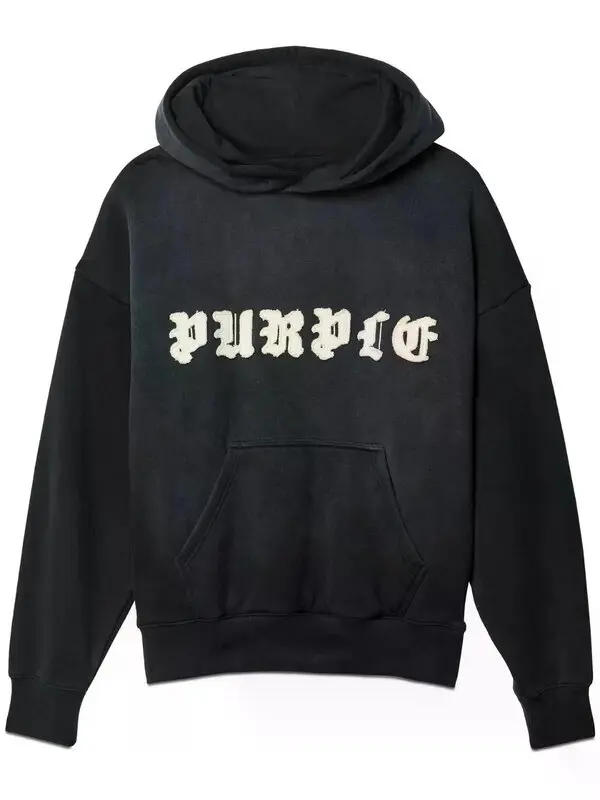 PURPLE BRAND Logo-patch Hoodie