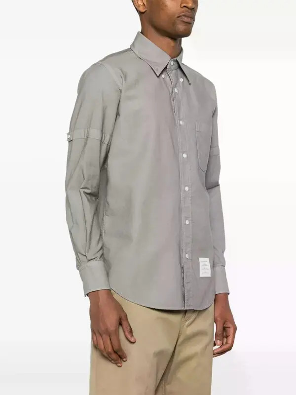 Thom Browne Adjustable-armbands Cotton Shirt