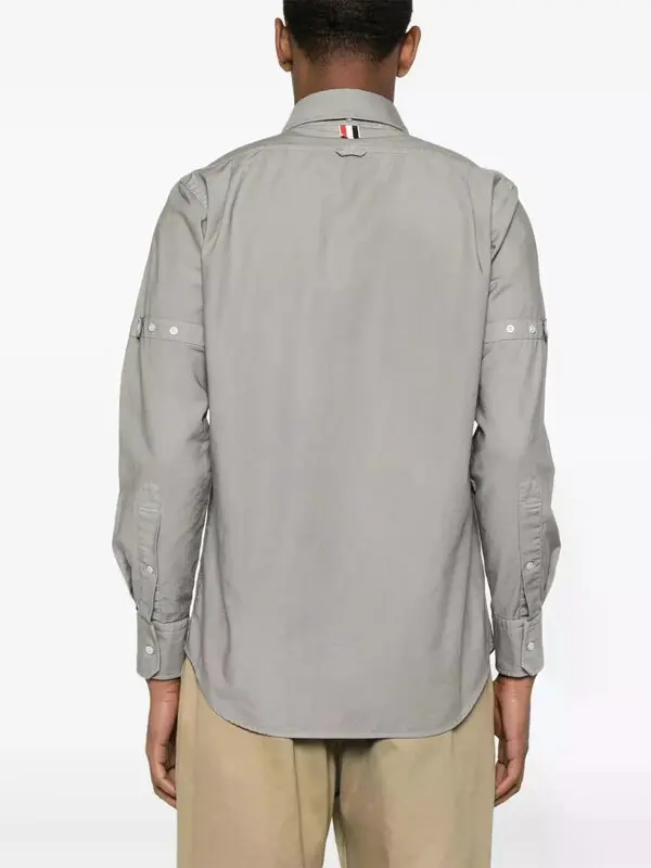 Thom Browne Adjustable-armbands Cotton Shirt