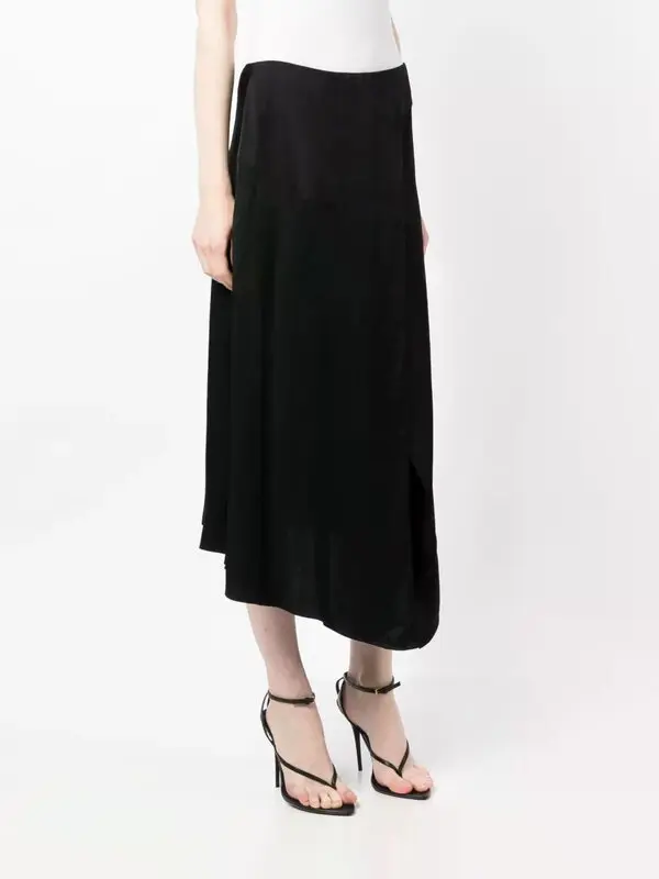 Stella McCartney Asymmetric High-waisted Midi Skirt