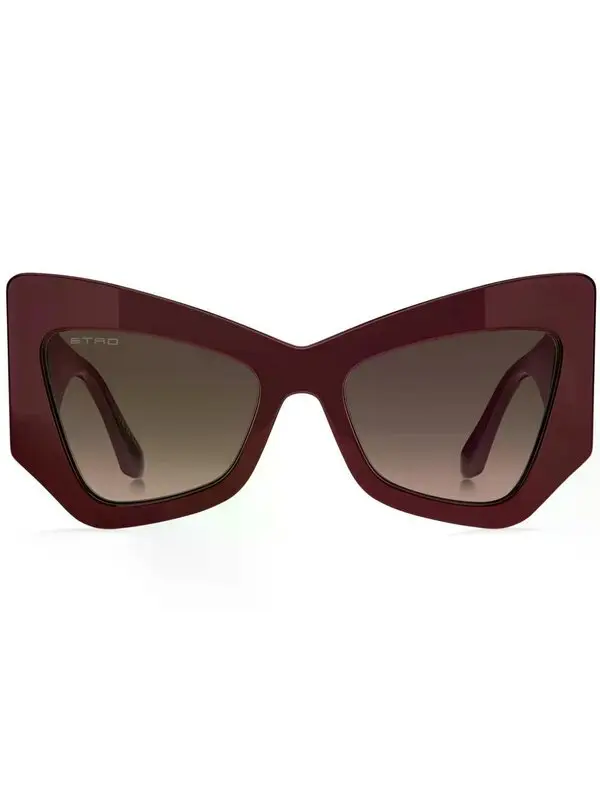 Etro Pegaso-motif Sunglasses - Red