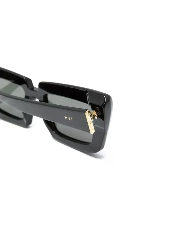 RETROSUPERFUTURE Coccodrillo Rectangle-frame Sunglasses - Black