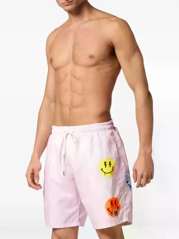 Philipp Plein Logo-print Swim Shorts