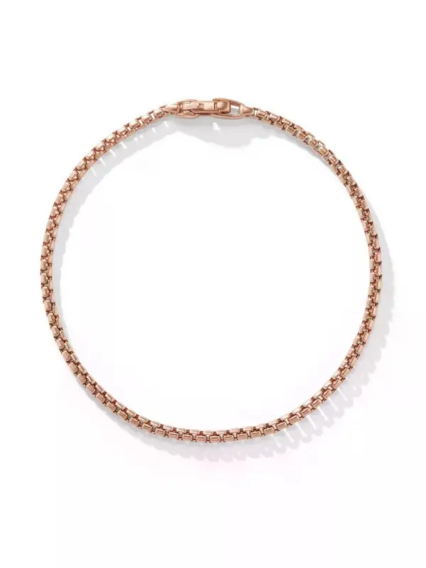 David Yurman 18kt Rose Gold Box Chain Bracelet