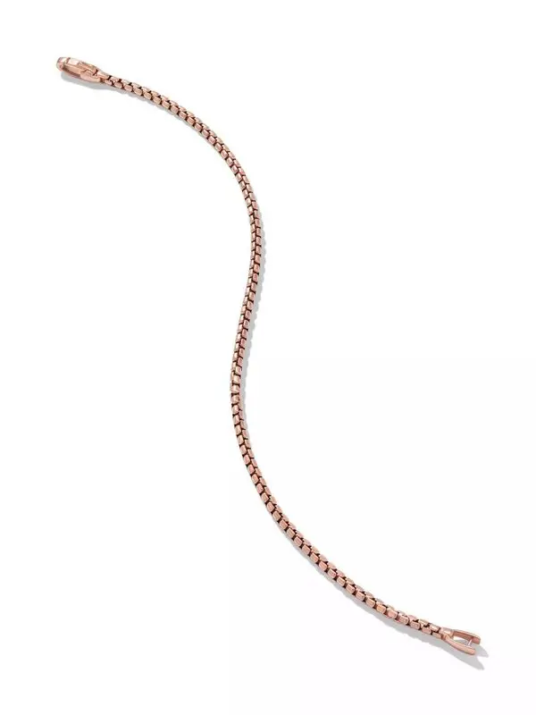 David Yurman 18kt Rose Gold Box Chain Bracelet