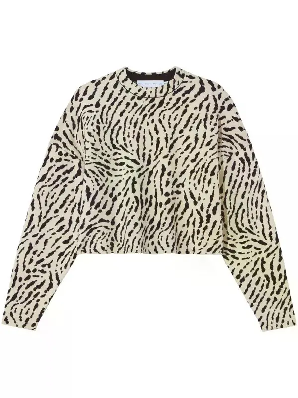 Proenza Schouler White Label Animal-pattern Jacquard Jumper