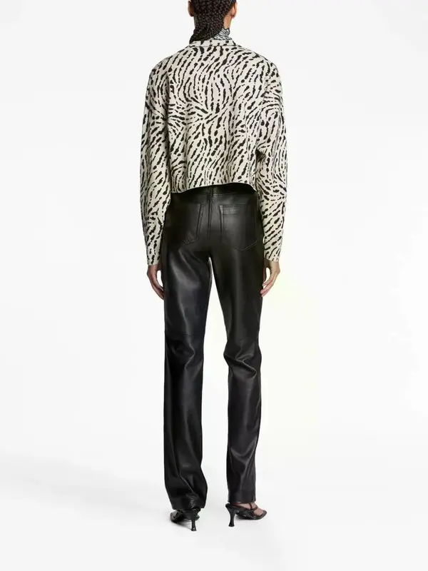 Proenza Schouler White Label Animal-pattern Jacquard Jumper