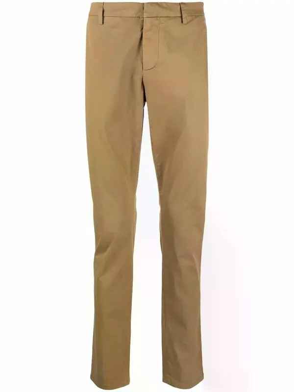 DONDUP Slim-cut Chino Trousers - Neutrals