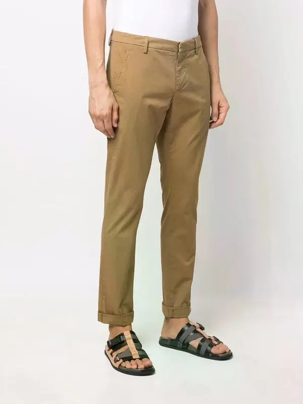 DONDUP Slim-cut Chino Trousers - Neutrals