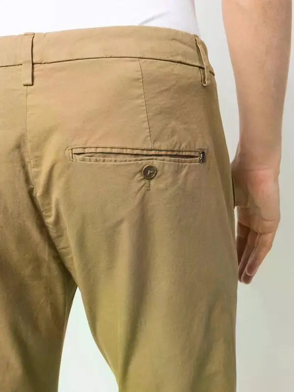 DONDUP Slim-cut Chino Trousers - Neutrals