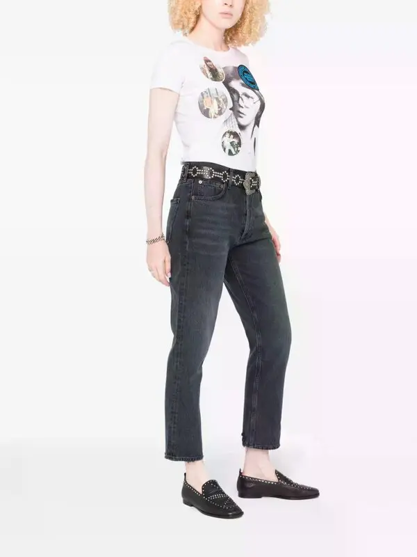 AGOLDE Tapered Cropped Jeans