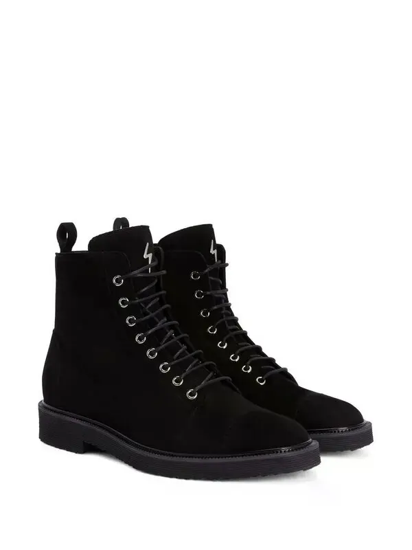 GIUSEPPE ZANOTTI Chris Low Lace-up Ankle Boots