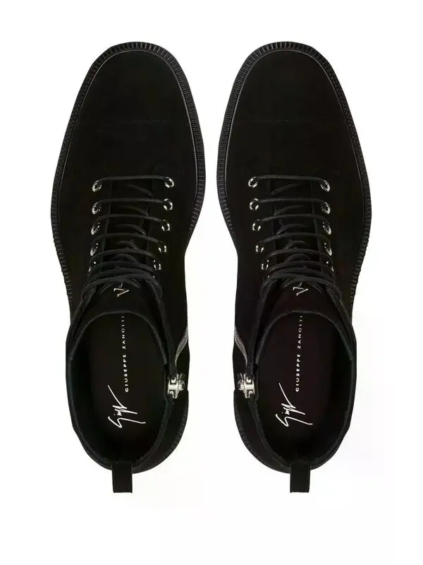 GIUSEPPE ZANOTTI Chris Low Lace-up Ankle Boots