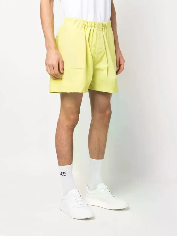 Mackintosh Captain Elasticated Waistband Shorts - Yellow