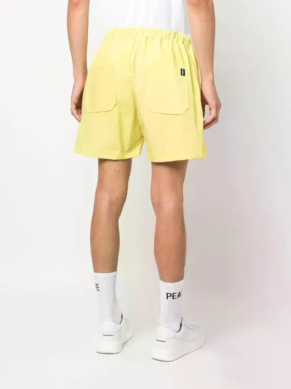 Mackintosh Captain Elasticated Waistband Shorts - Yellow